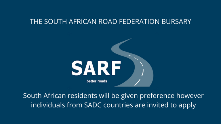 How to Apply for the South African Road Federation (SARF) Bursary 2025 ...